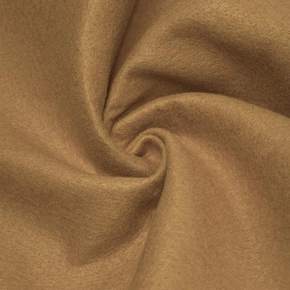 Light Camel solid Acrylic Felt Fabric | iFabric